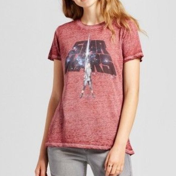 Star Wars | Tops | Star Wars Rey Short Sleeve Graphic Tshirt | Poshmark
